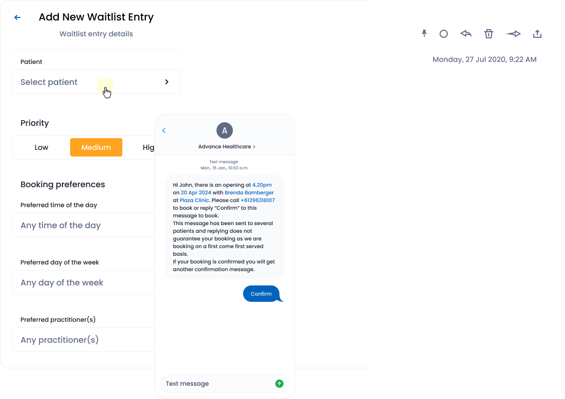Cliniqapps | Waitlist Automation